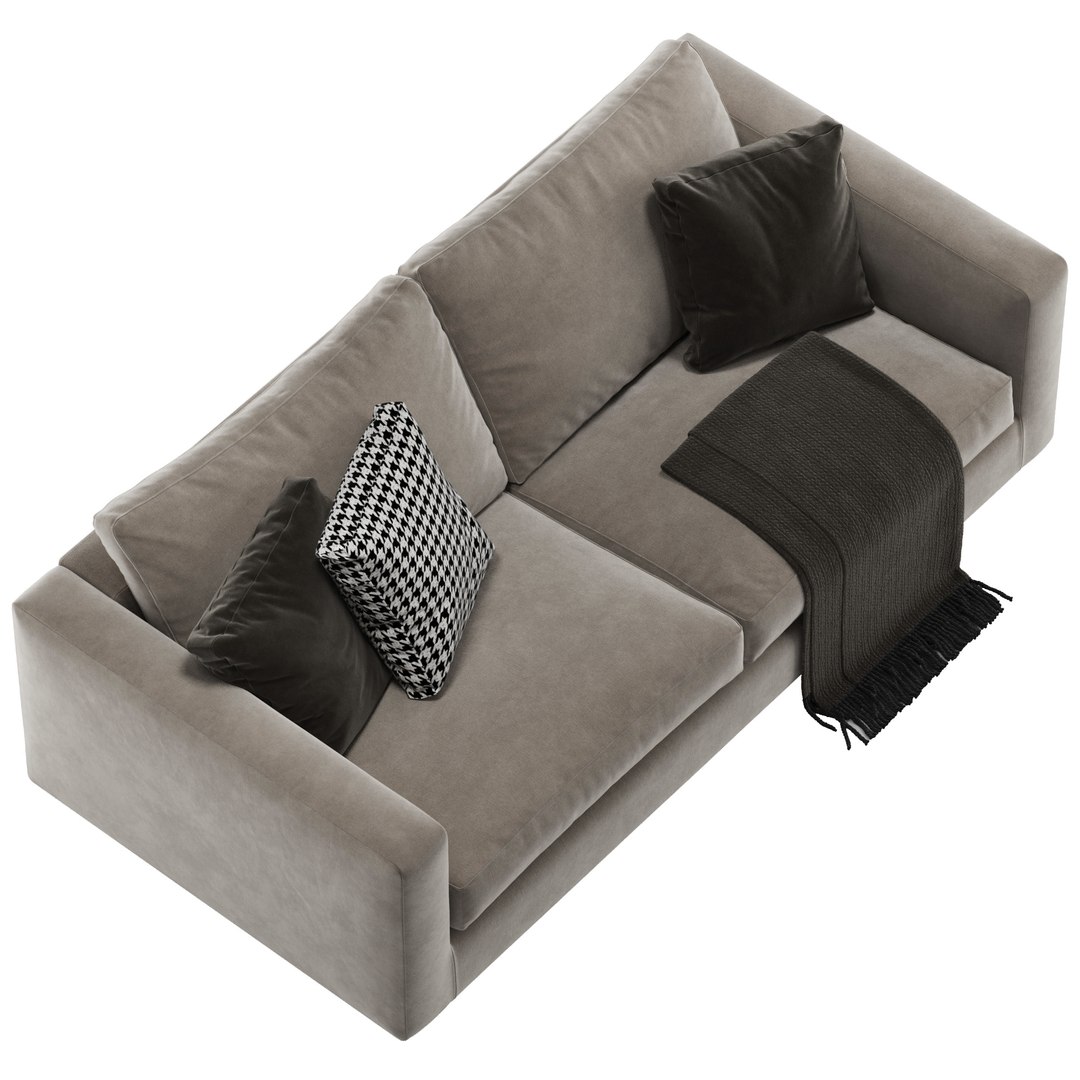 3D Minotti Andersen Line 2 Seats Model - TurboSquid 2125780