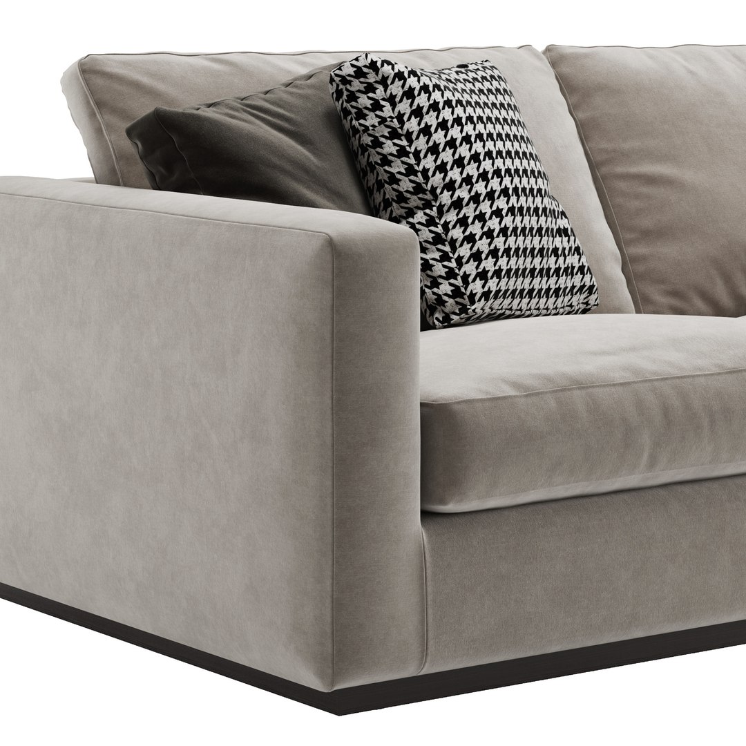 3D Minotti Andersen Line 2 Seats Model - TurboSquid 2125780