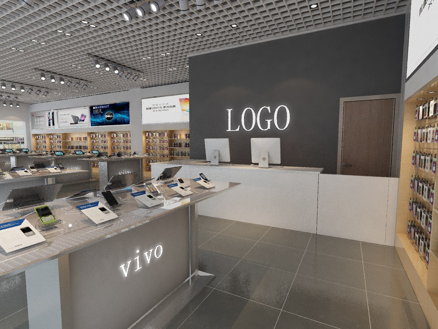 3D Mobile Phone Store 1 model - TurboSquid 1984115