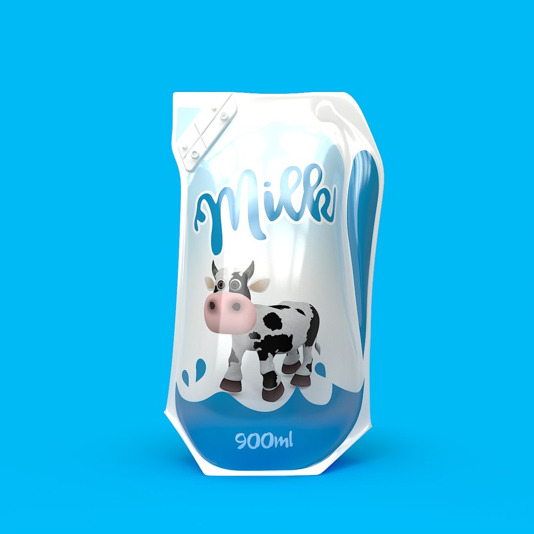 3D Milk Model - TurboSquid 1917179