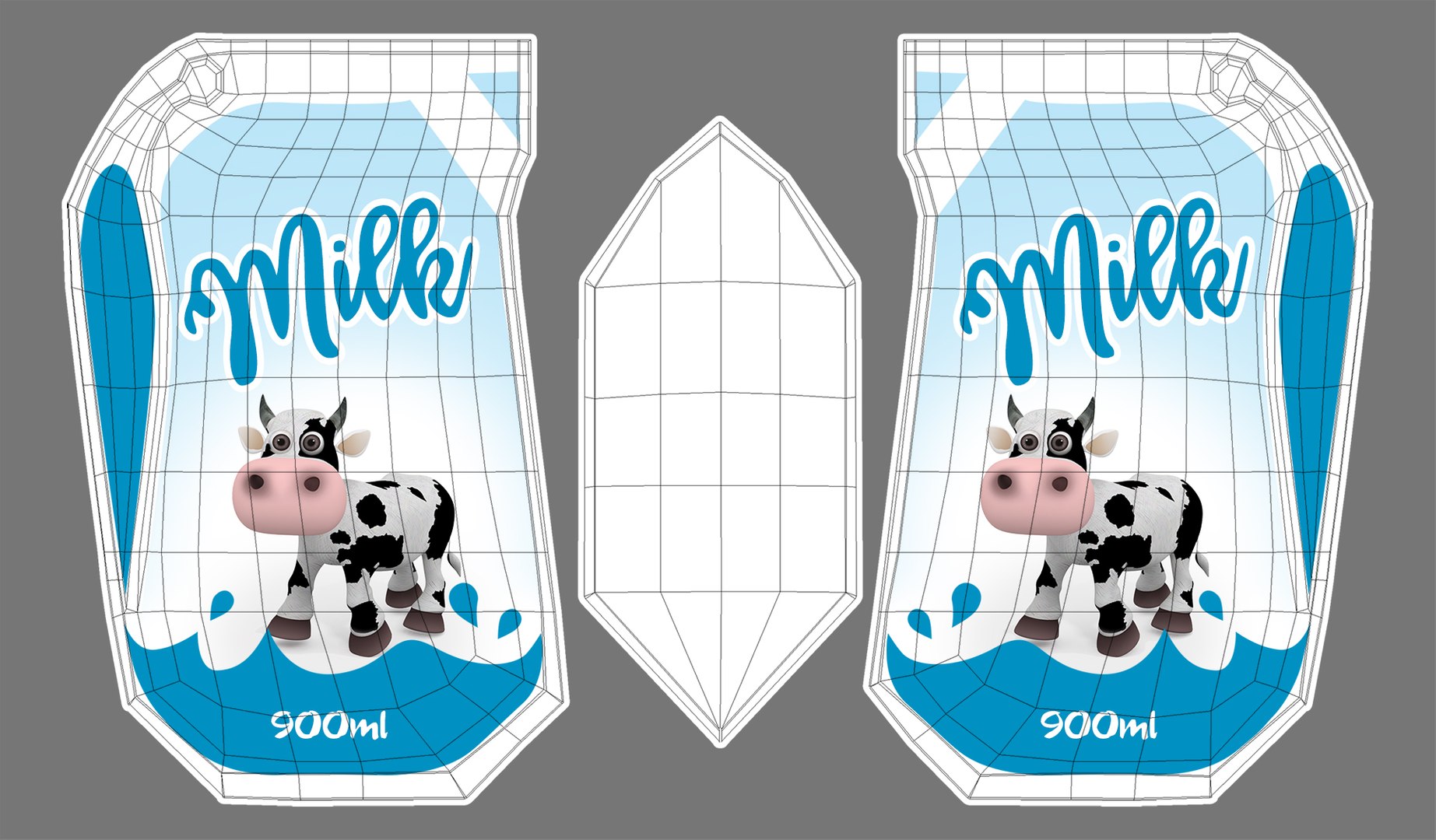 3D Milk Model - TurboSquid 1917179