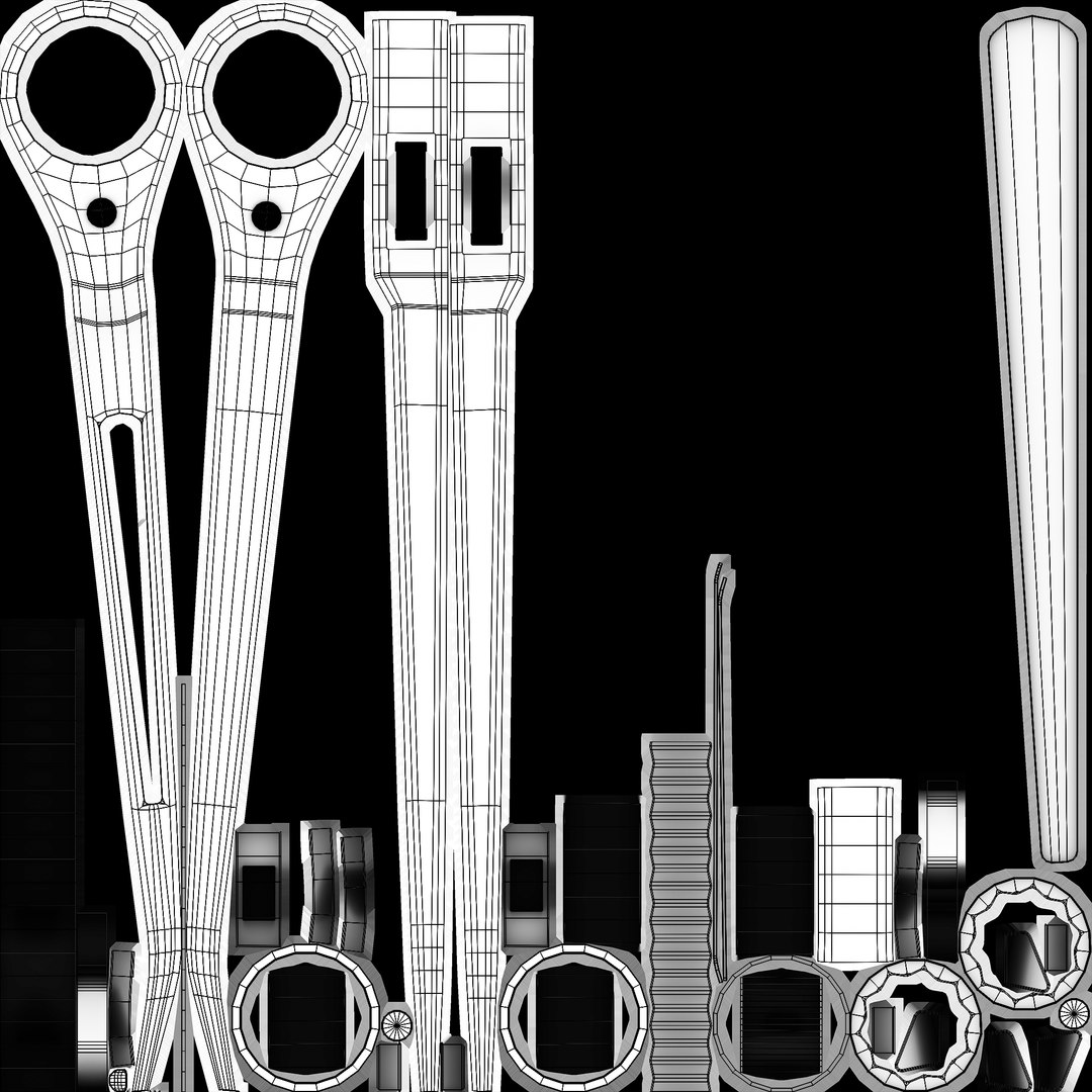 Spanner 3D Model - TurboSquid 2267926