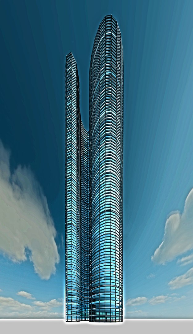 3D Skyscraper Luxury - TurboSquid 1286141