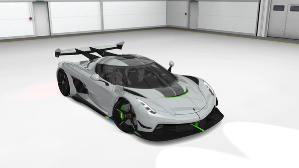 Koenigsegg Jesko - Textures and Rigged 3D 모델 - TurboSquid 2053334