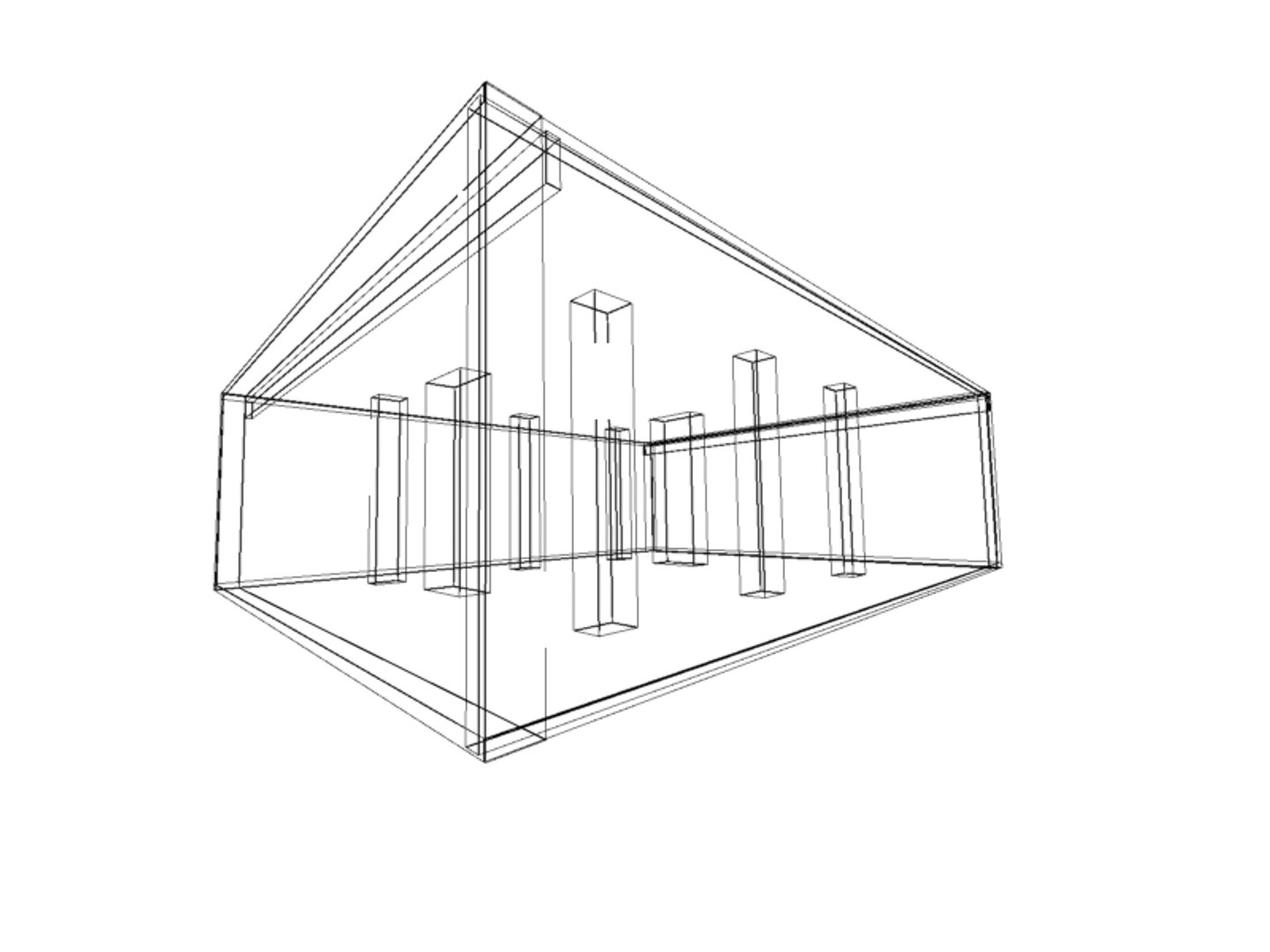 3d Hall Interior Model