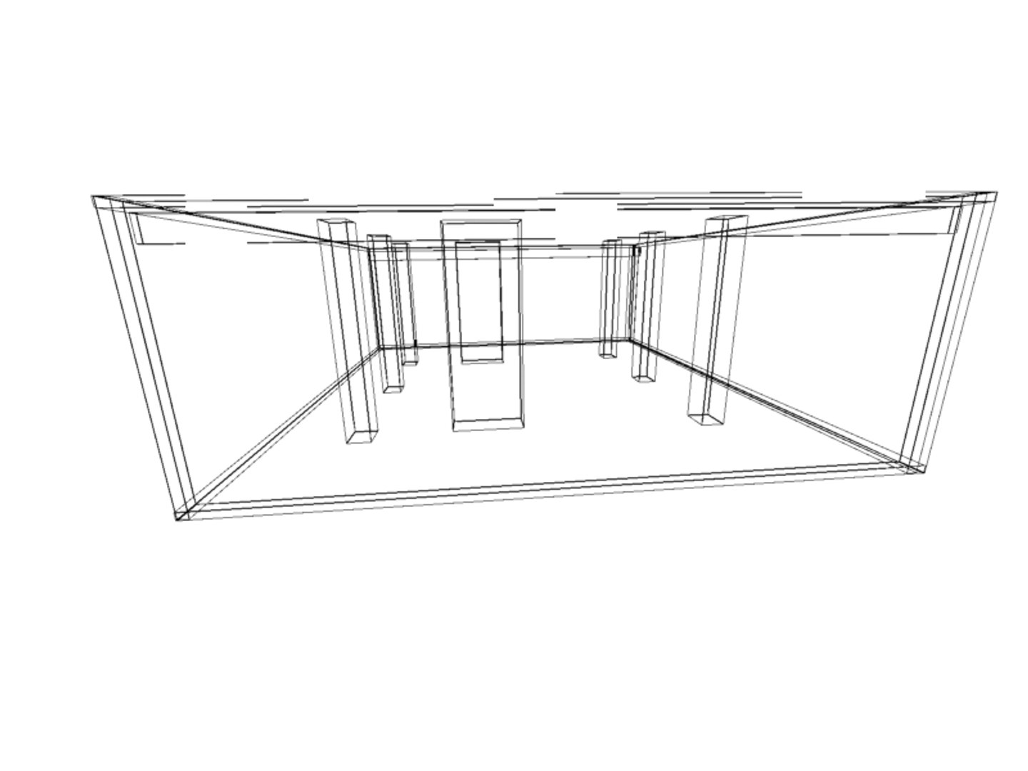 3d Hall Interior Model