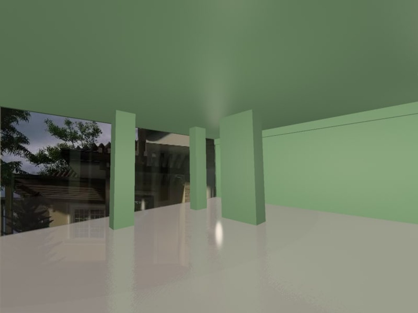 3d Hall Interior Model
