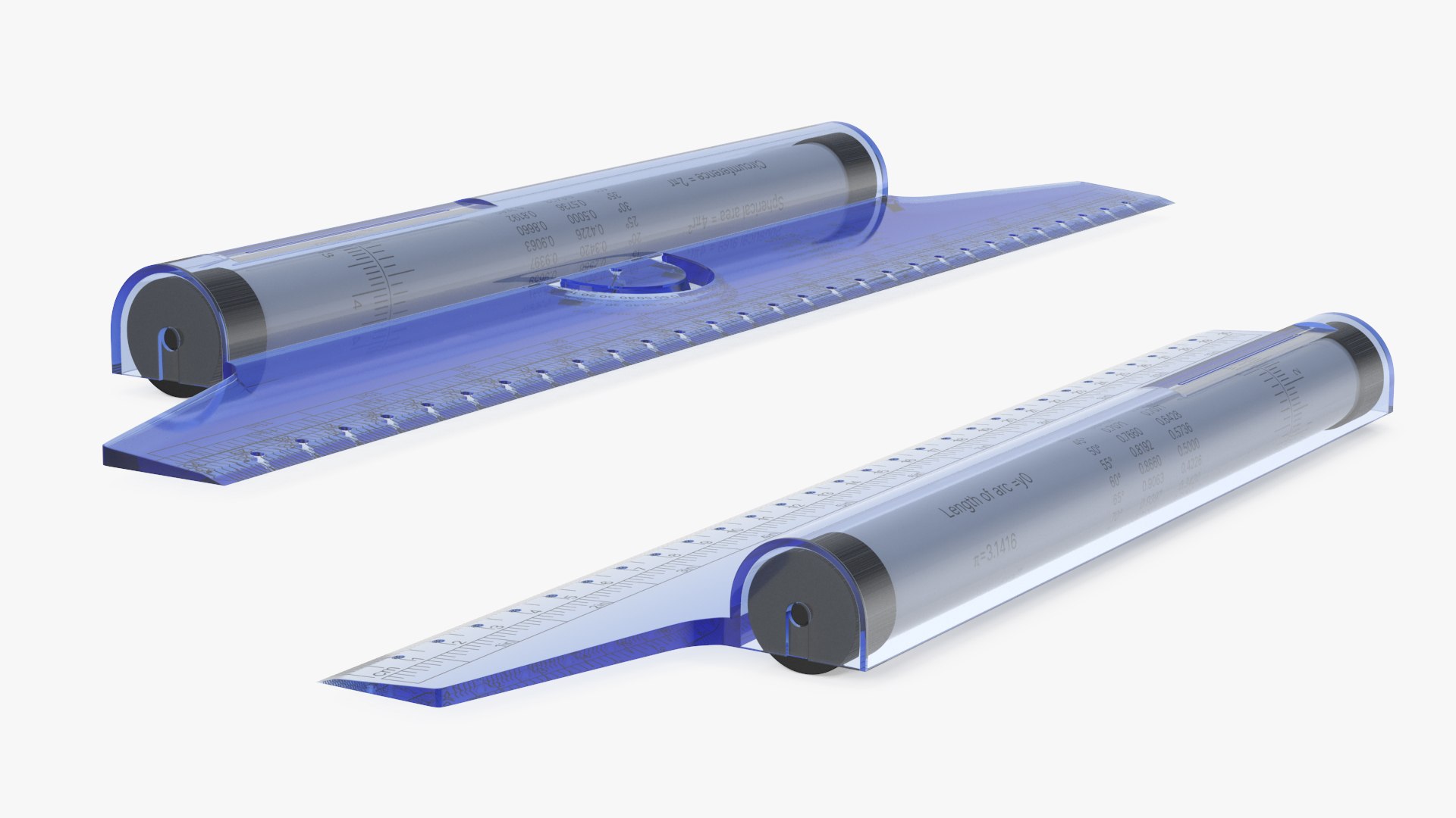 3D Plastic Parallel Rolling Ruler - TurboSquid 2399657