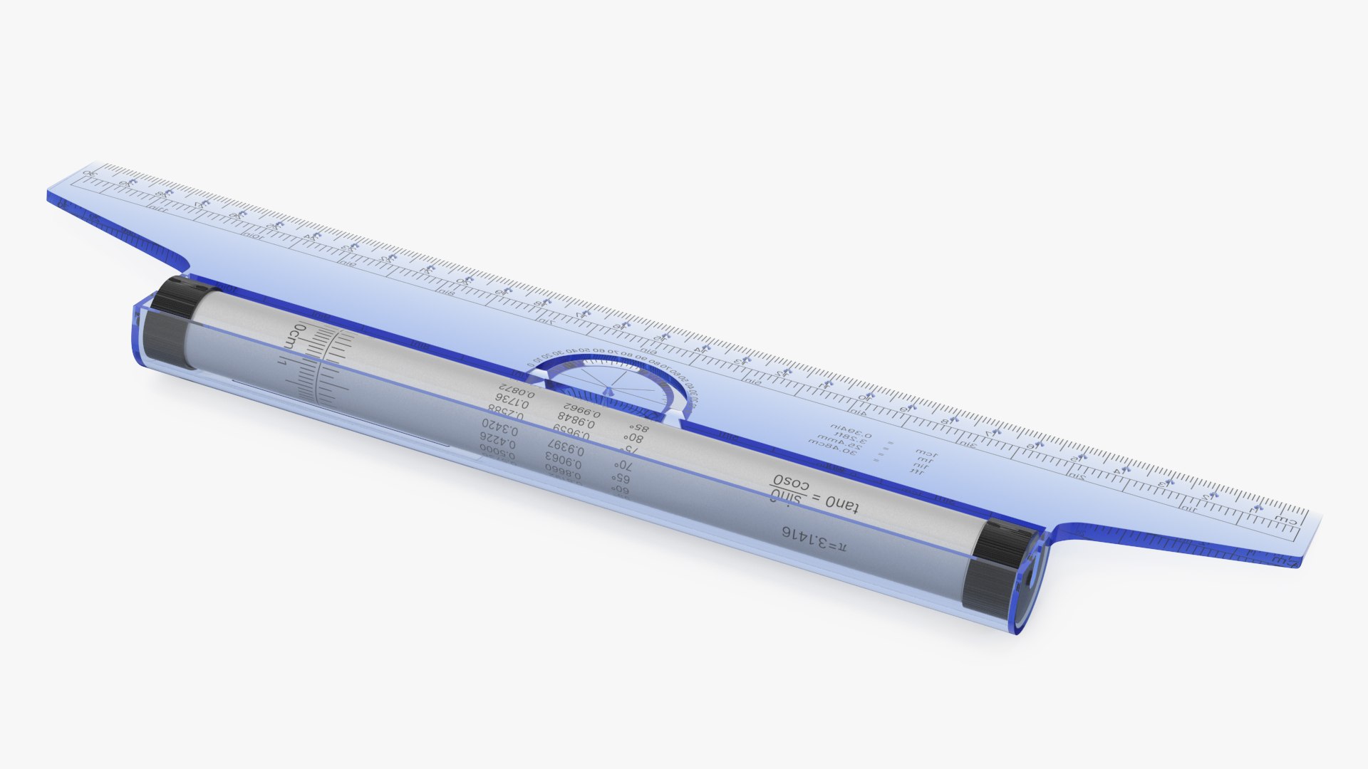 3D Plastic Parallel Rolling Ruler - TurboSquid 2399657