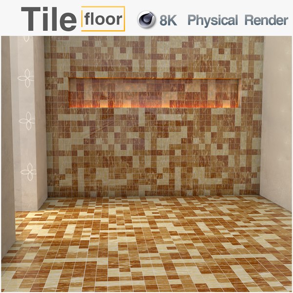 3D Texture PBR 8K Floor tiles C4D Physical Render 0100 - TurboSquid 1834689