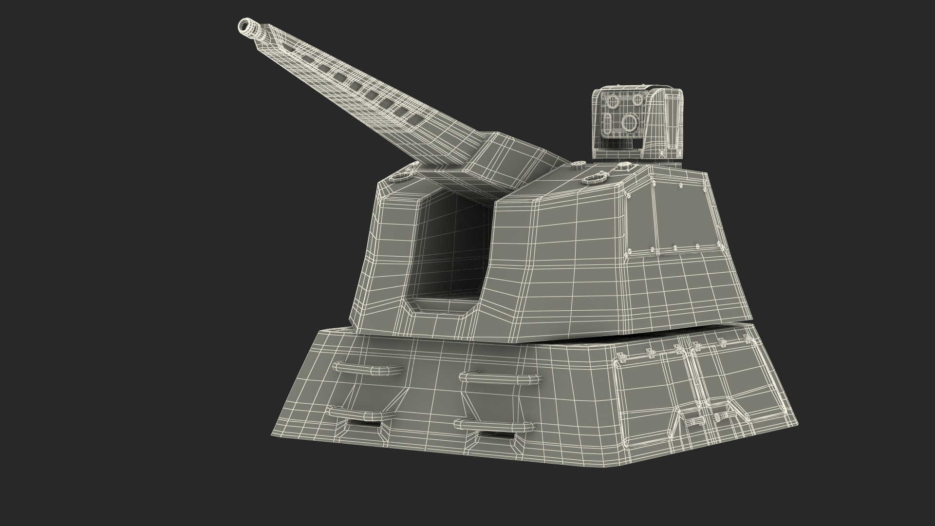 3D Autonomous Rapid-Firing Turret - TurboSquid 2002506