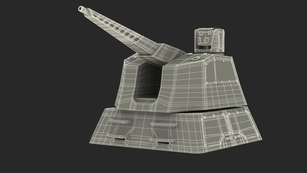 modelo 3d Torreta autónoma de disparo rápido - TurboSquid 2002506