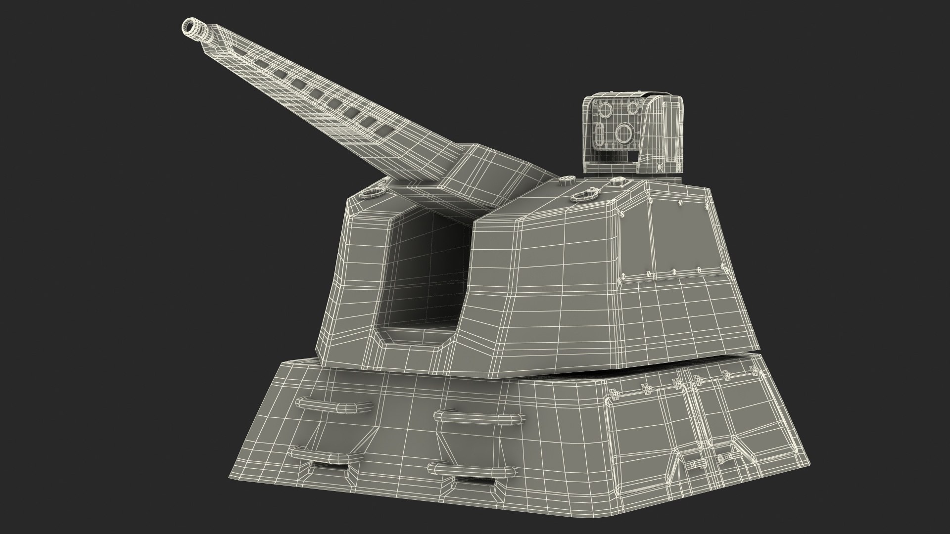 3D Autonomous Rapid-Firing Turret - TurboSquid 2002506