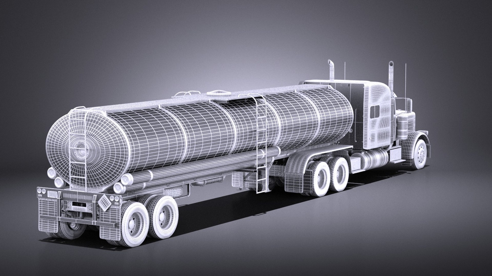 Cab 2017 Tanker 3D Model - TurboSquid 1211271