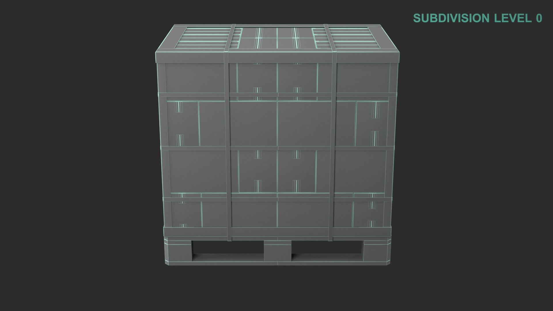 Pallet With Boxes 3D Model - TurboSquid 1991062
