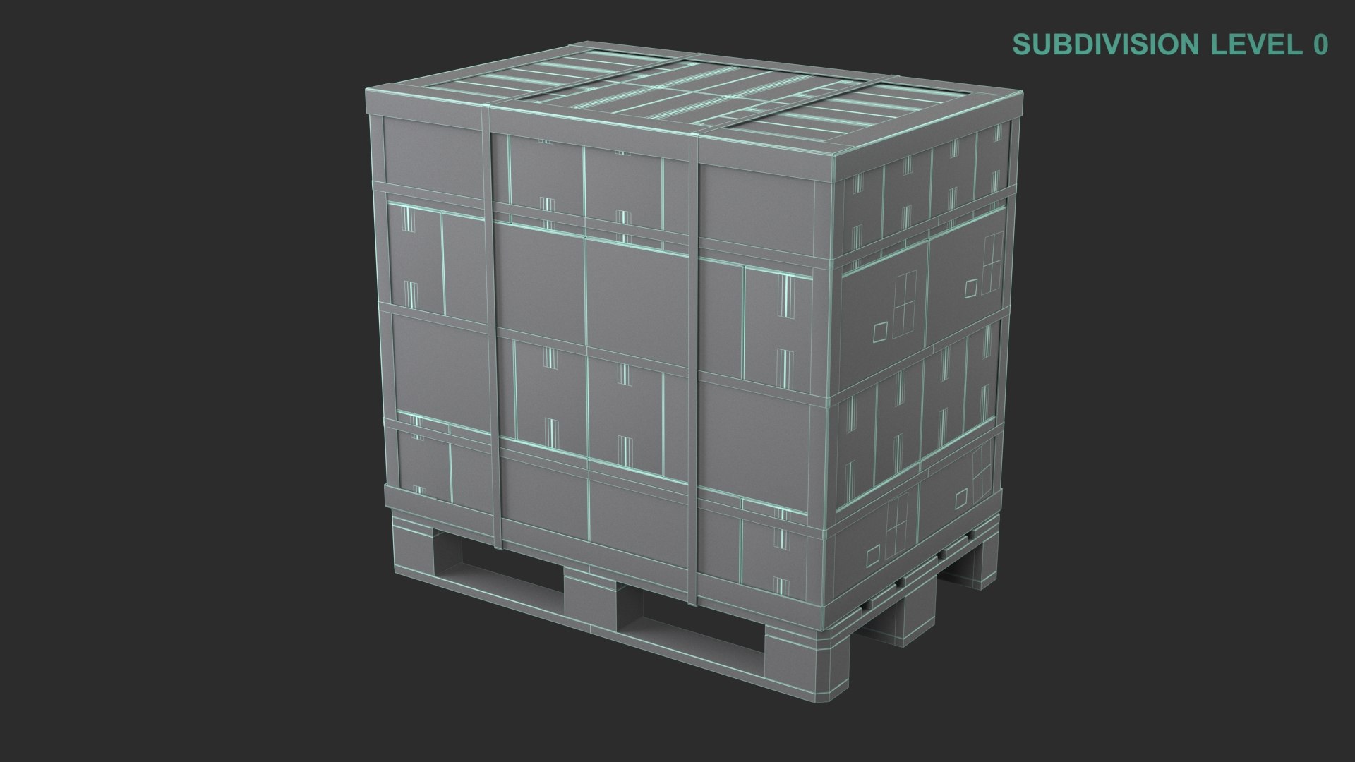 Pallet With Boxes 3D Model - TurboSquid 1991062