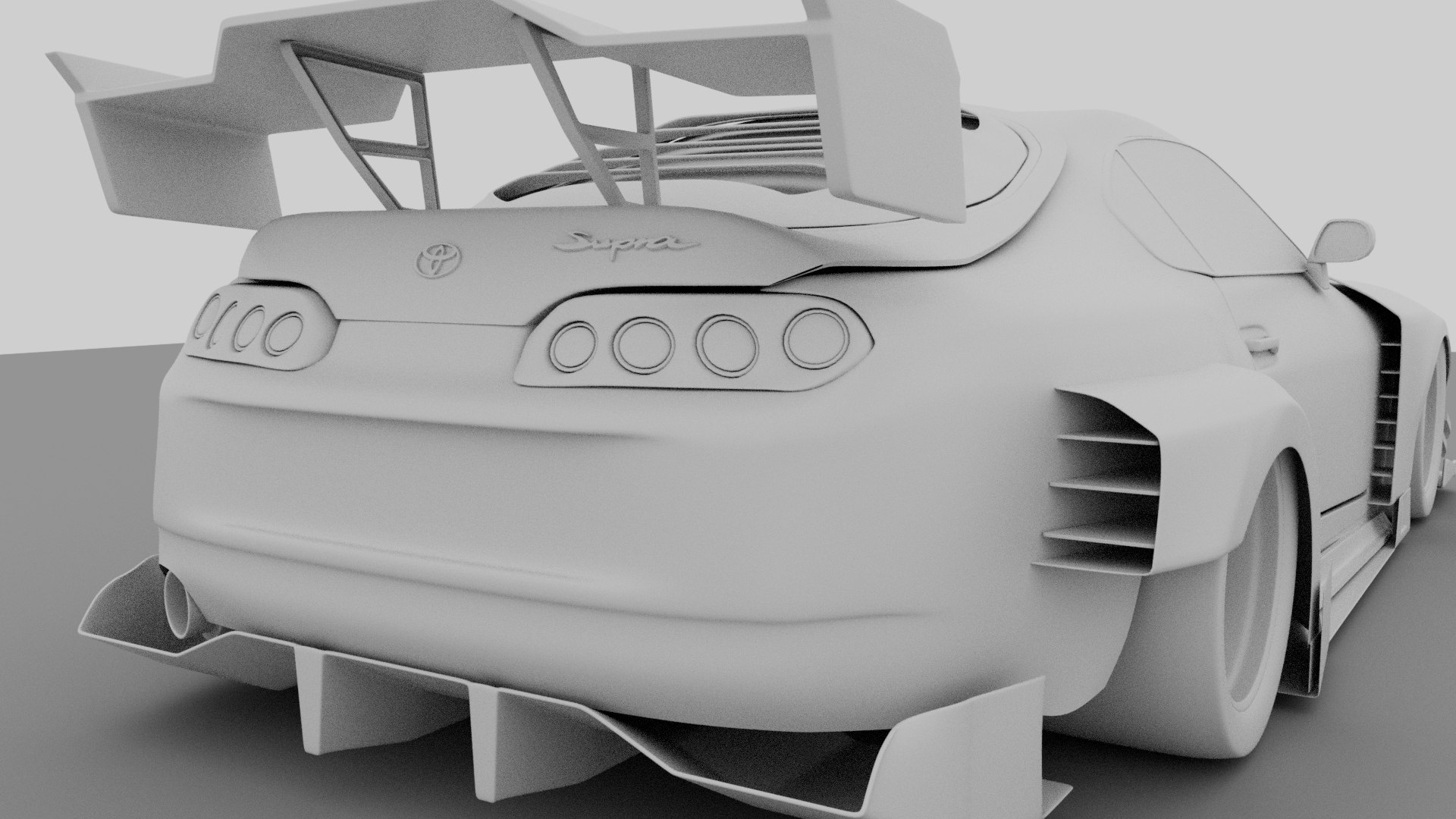 3D Widebody Supra Mk4 Model - TurboSquid 2276238