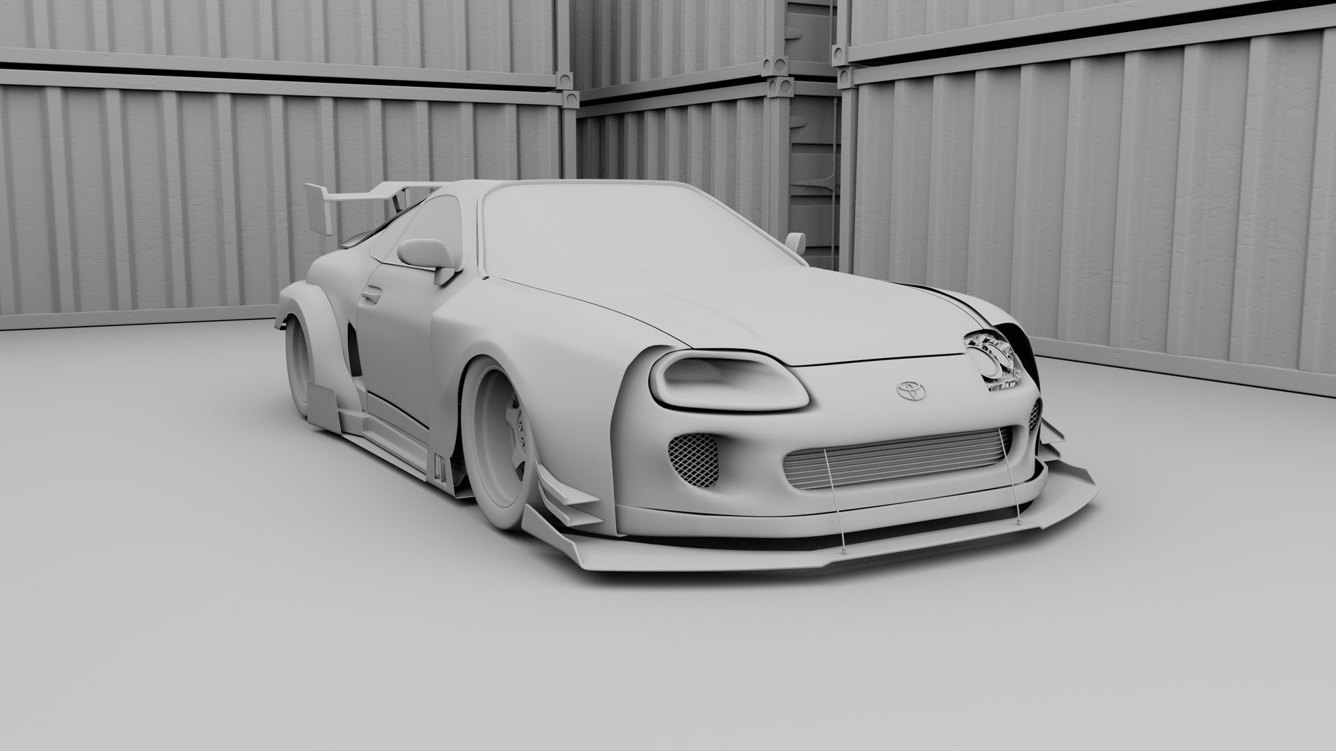 3D Widebody Supra Mk4 Model - TurboSquid 2276238