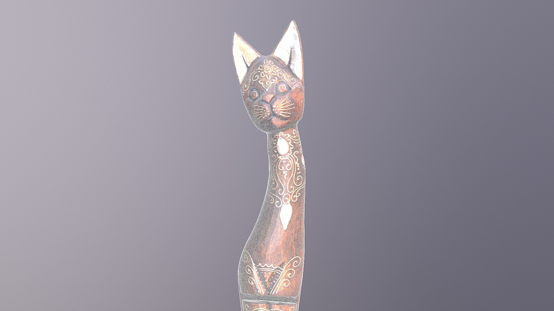 3D Wooden cat CD tower holder high-poly 3D model - TurboSquid 1820986