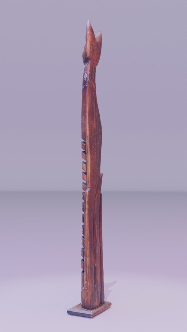 3D Wooden cat CD tower holder high-poly 3D model - TurboSquid 1820986