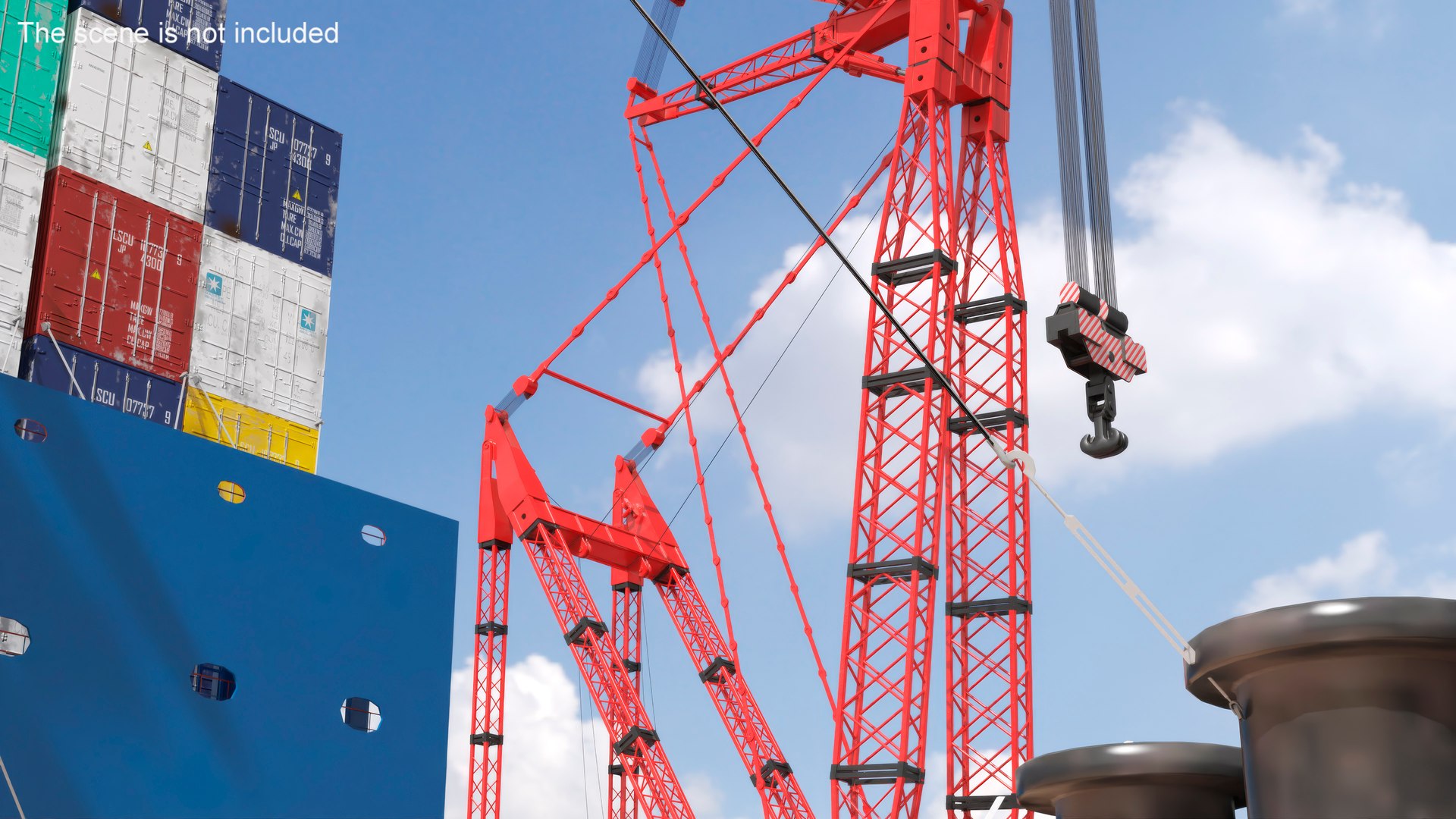 Mammoet Crane PTC200 DS Model - TurboSquid 2323172