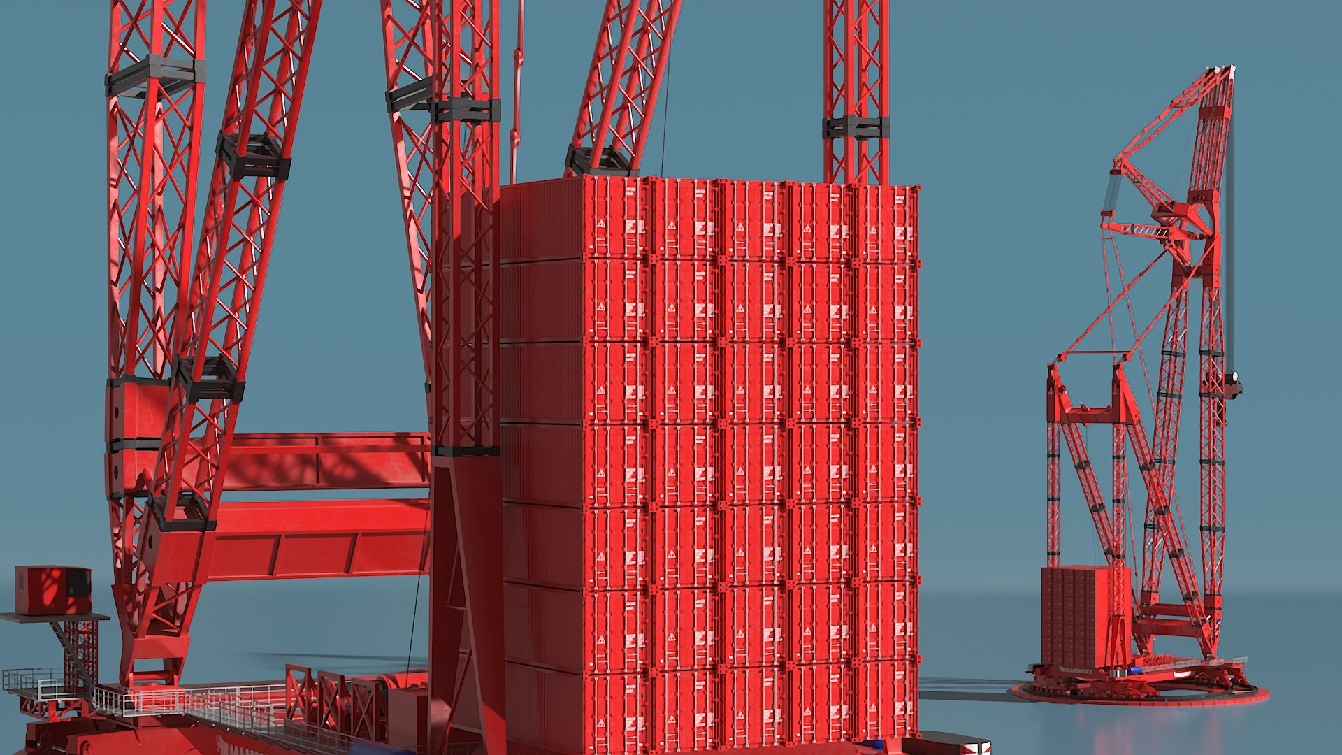 Mammoet Crane PTC200 DS Model - TurboSquid 2323172