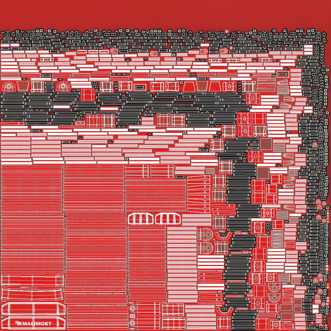 Mammoet Crane PTC200 DS Model - TurboSquid 2323172