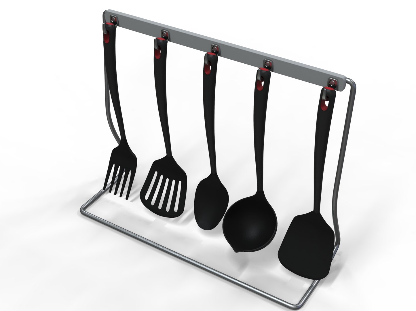 3D Kitchen Set Cooking Tools Model - TurboSquid 1508648