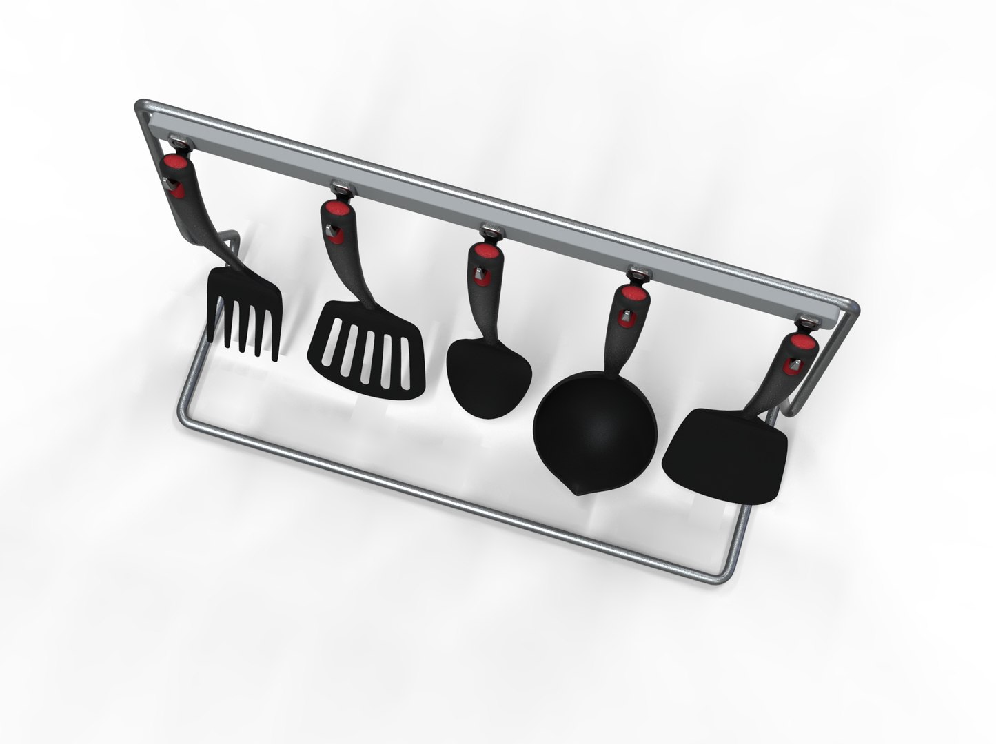 3D Kitchen Set Cooking Tools Model - TurboSquid 1508648