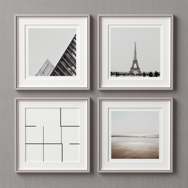 3D picture frames set - TurboSquid 1581038