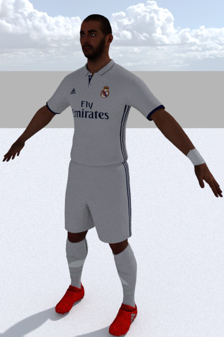 Football Player Model - TurboSquid 1276237