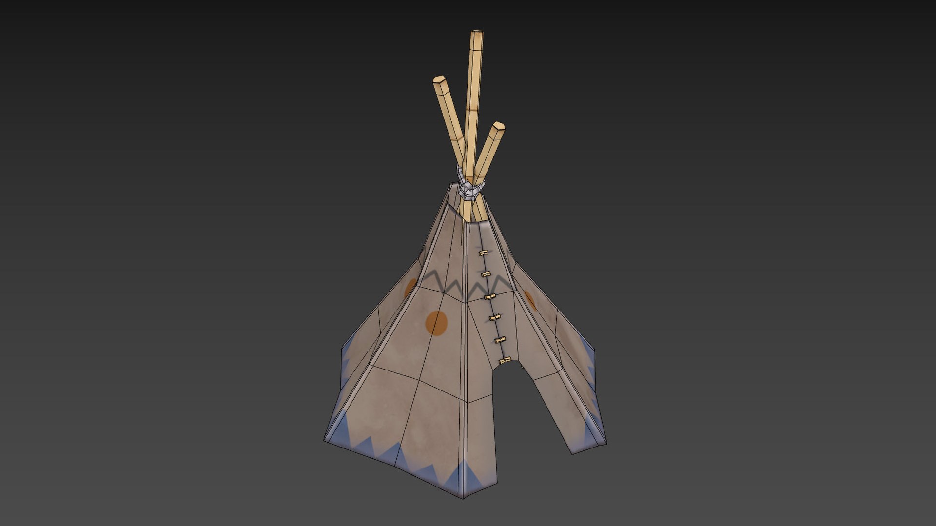 Indian Indianvillage Village Model - TurboSquid 1602012