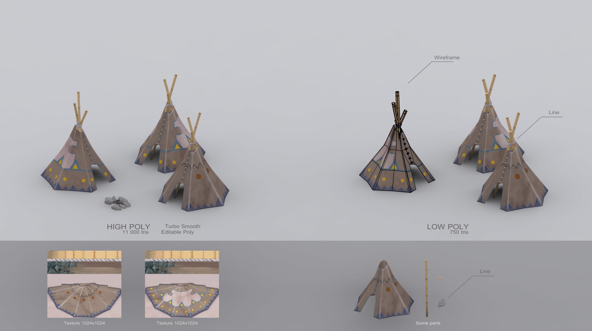 Indian Indianvillage Village Model - TurboSquid 1602012