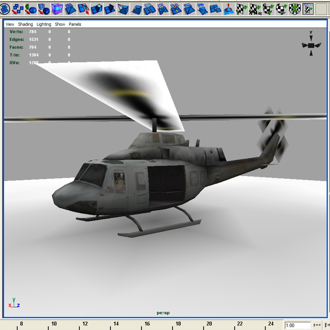 Uh-1y Venom 3d Model