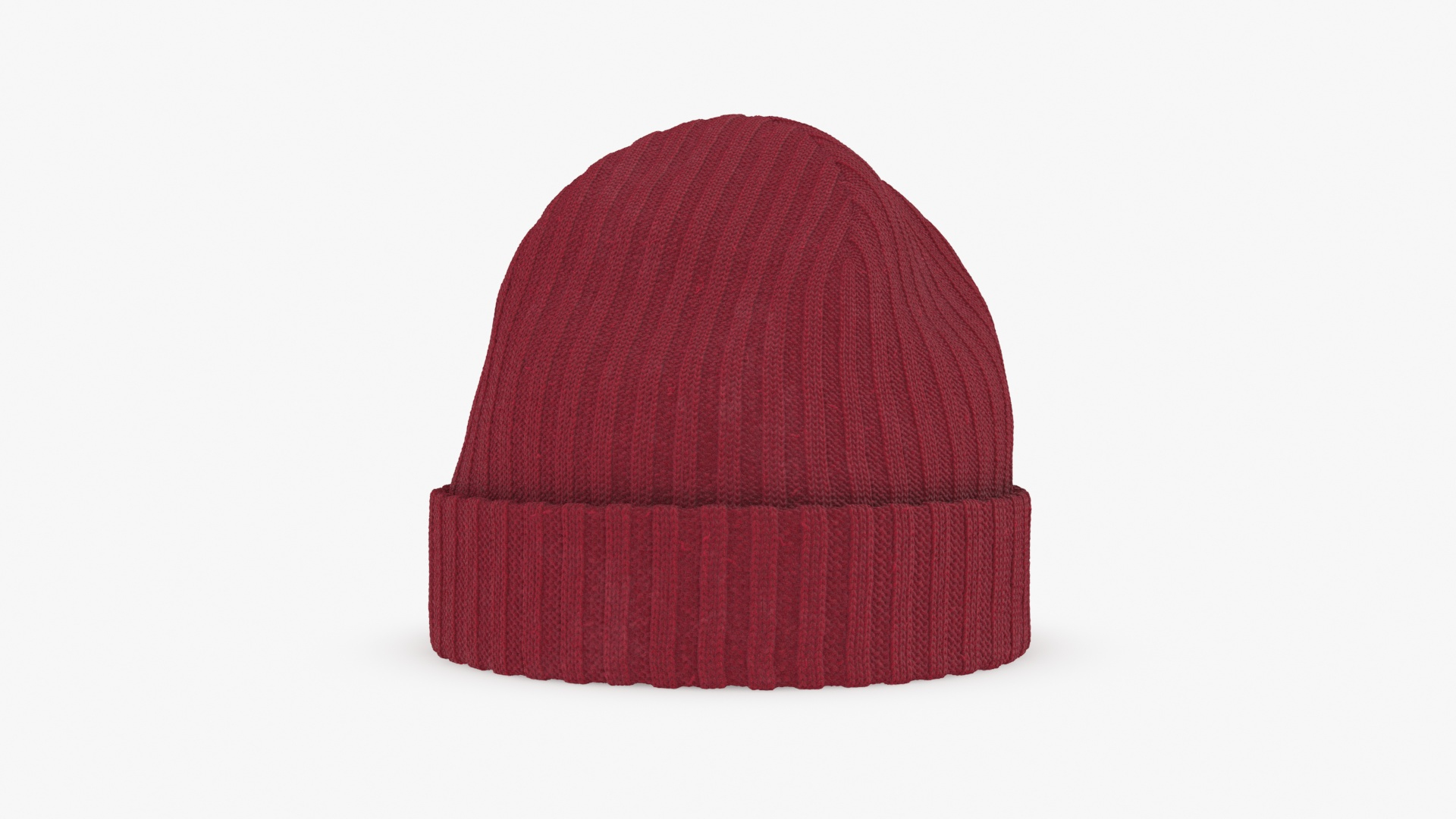 3D Beanie Hat Red - TurboSquid 2186755