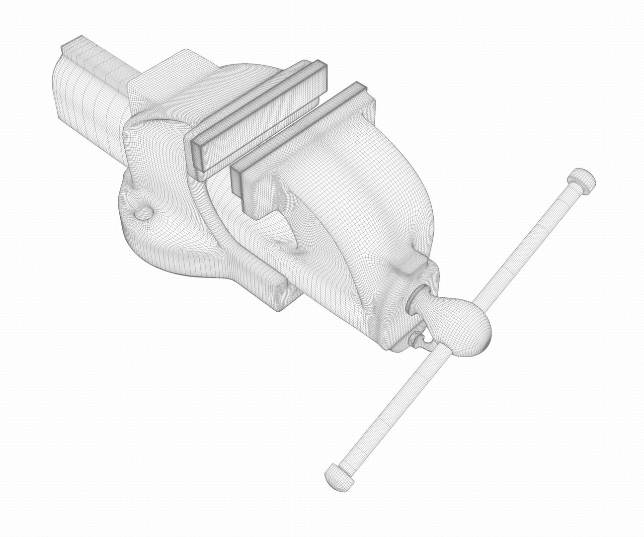 3D Model Bench Vice Grip - TurboSquid 2197024