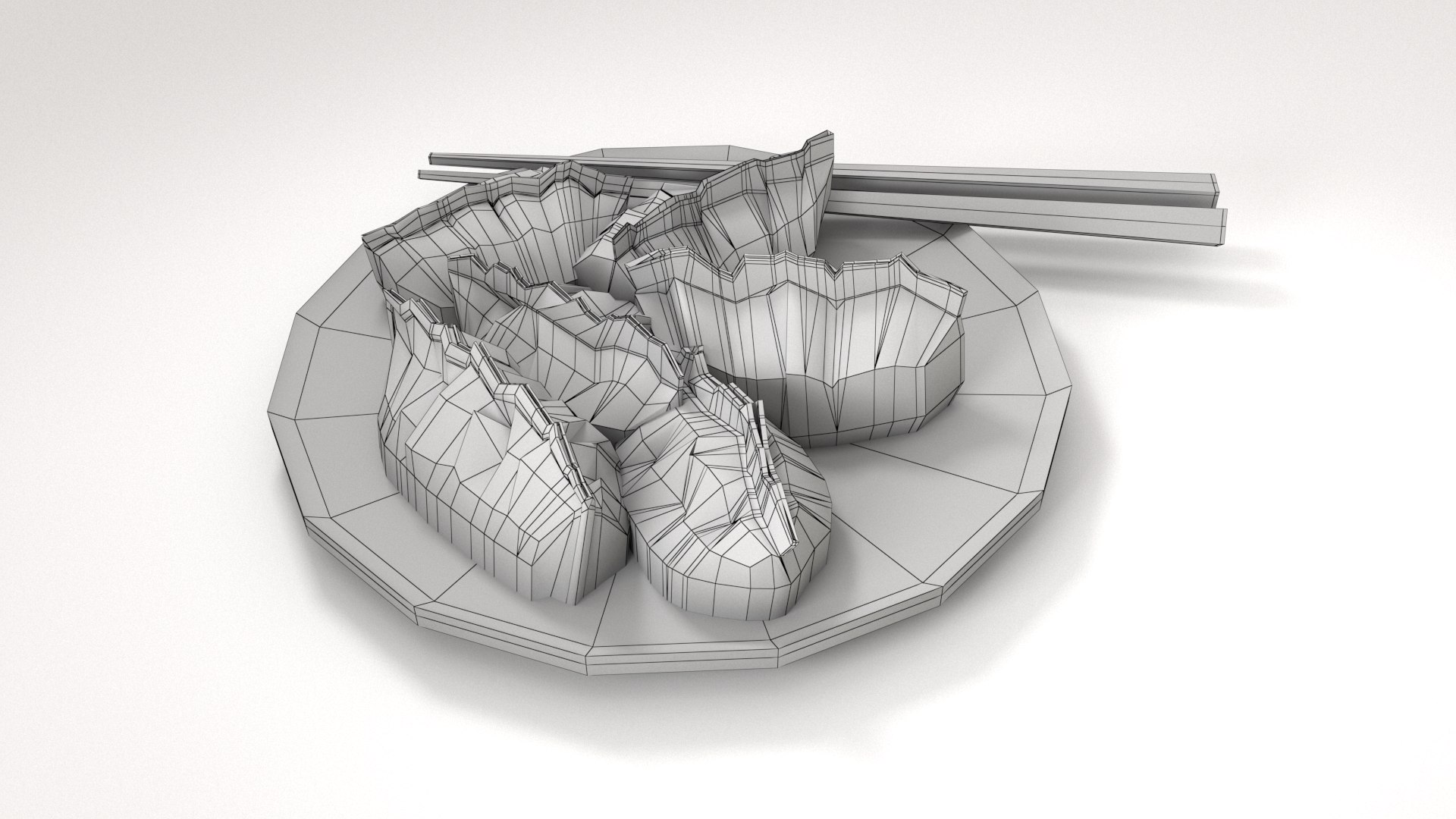 Asian Food 3D Model - TurboSquid 1988643