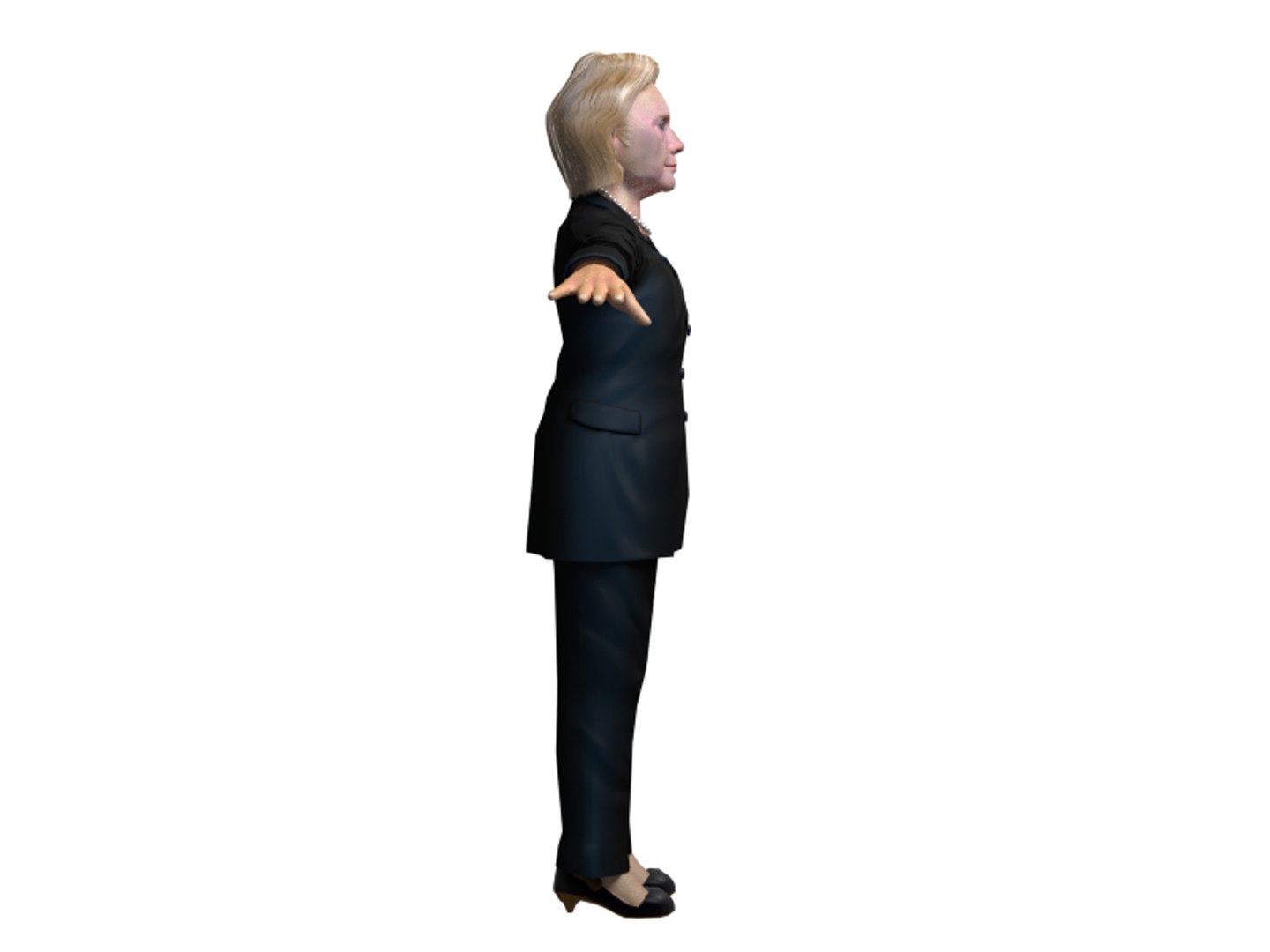 Hillary Clinton 3d Model