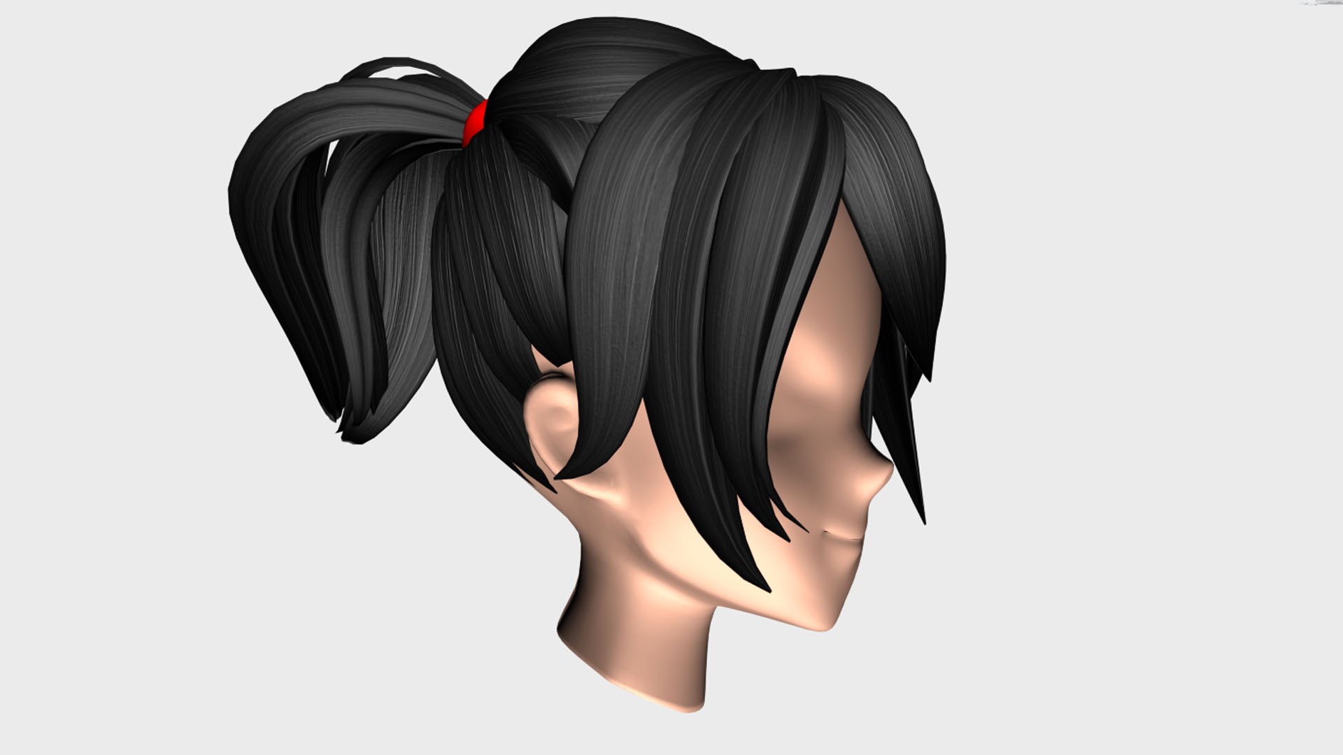Stylized Hair Factor V3 3D Model - TurboSquid 1814477