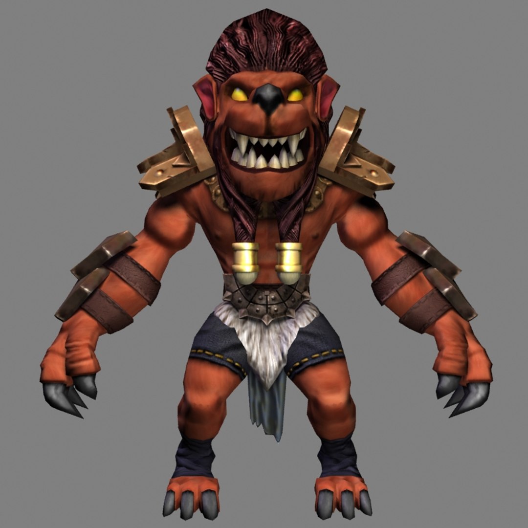 Humanoid Mutant Lion 3D Model - TurboSquid 1322842