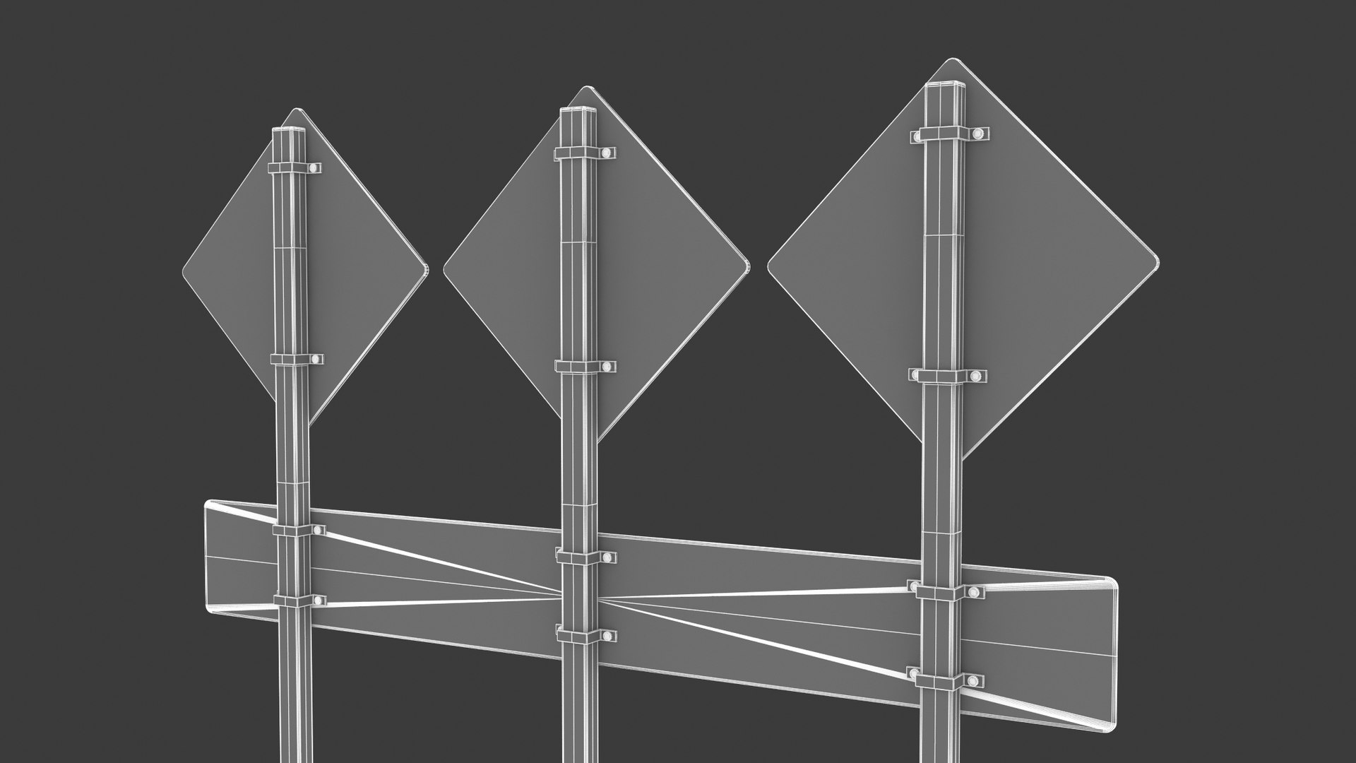 Street Sign 3D - TurboSquid 1675281