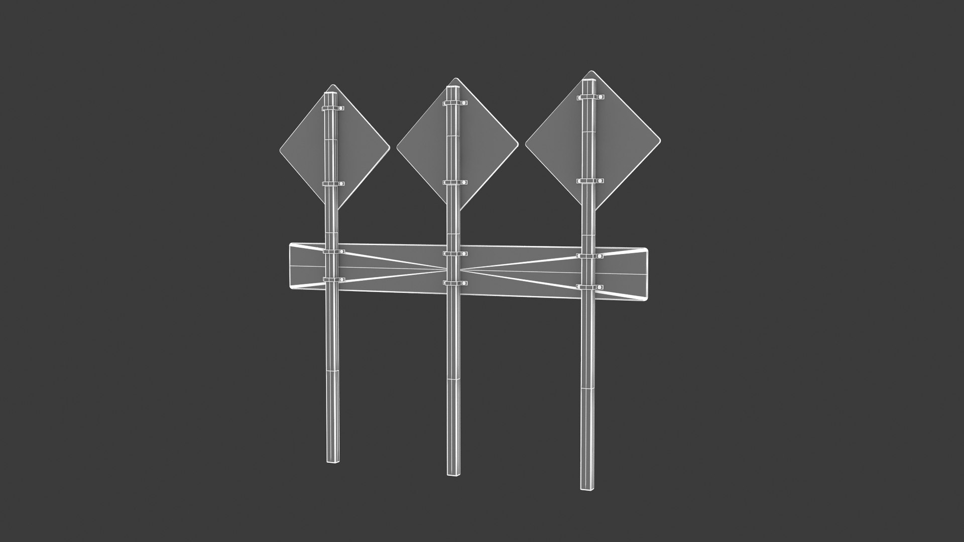 Street Sign 3D - TurboSquid 1675281