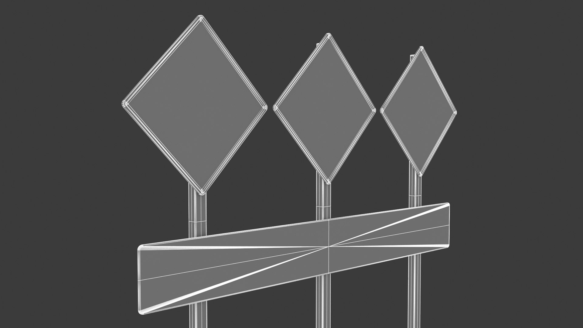 Street Sign 3D - TurboSquid 1675281