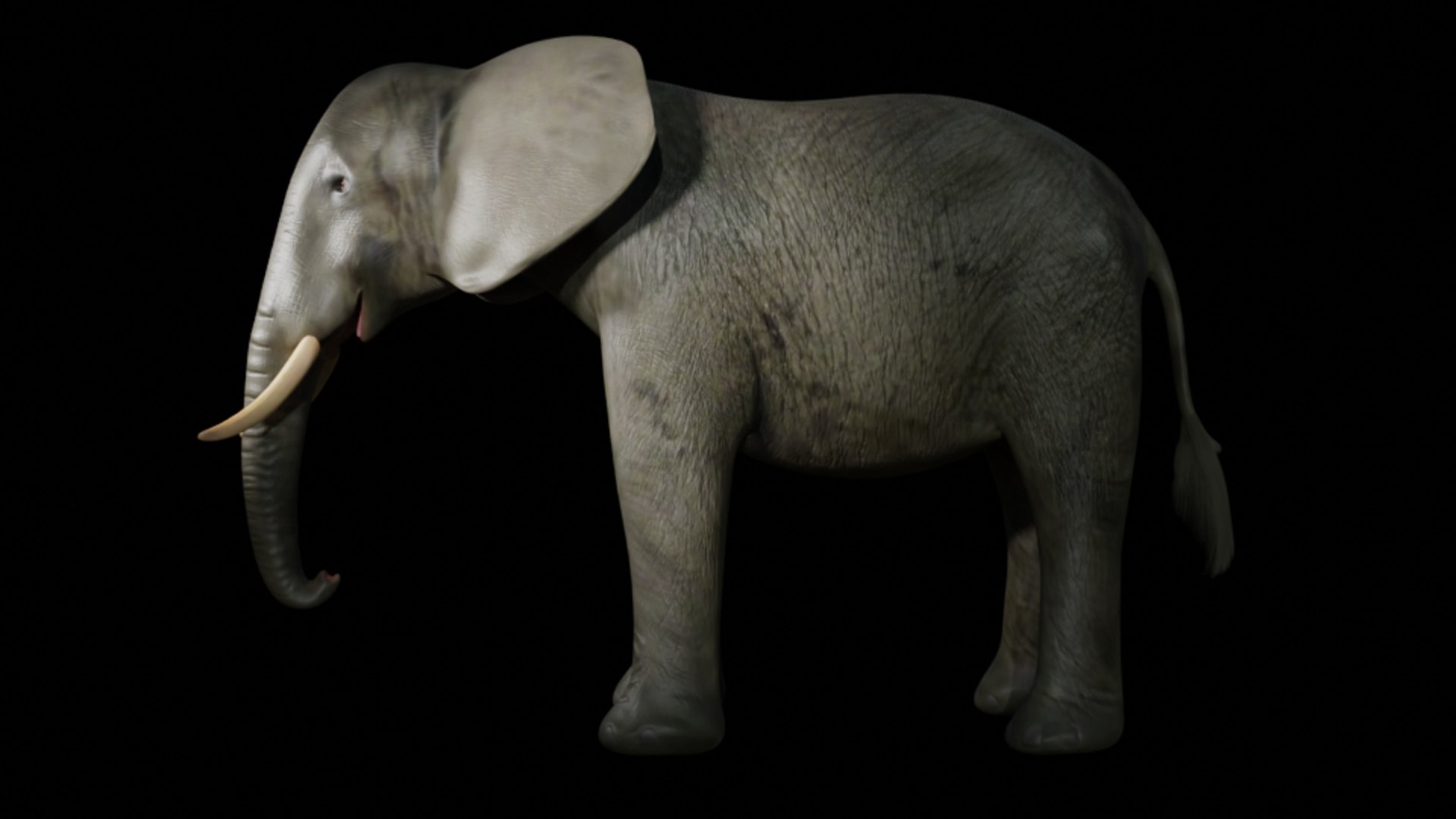 Elephant For Game 3D - TurboSquid 2137363