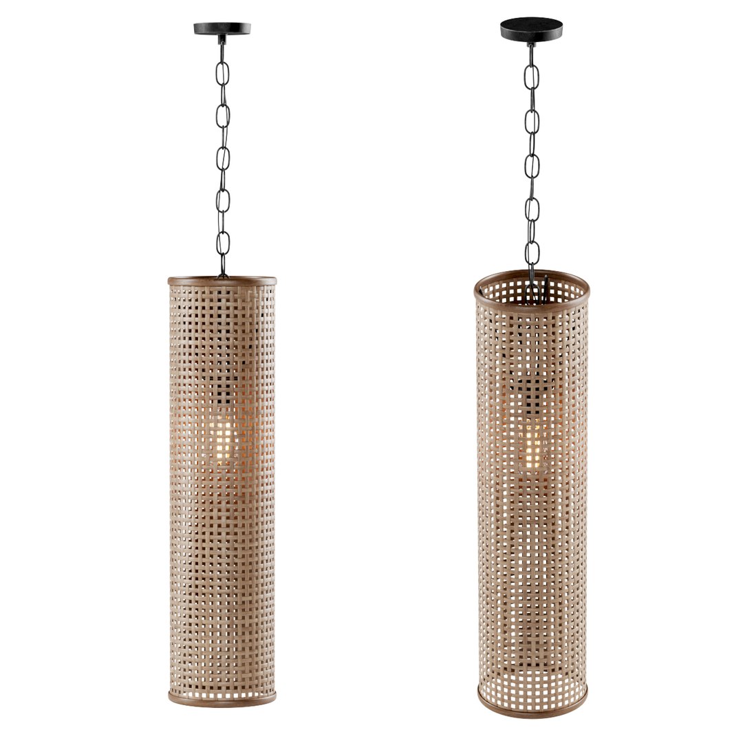 Lamp Rattan 3D Model - TurboSquid 1667978