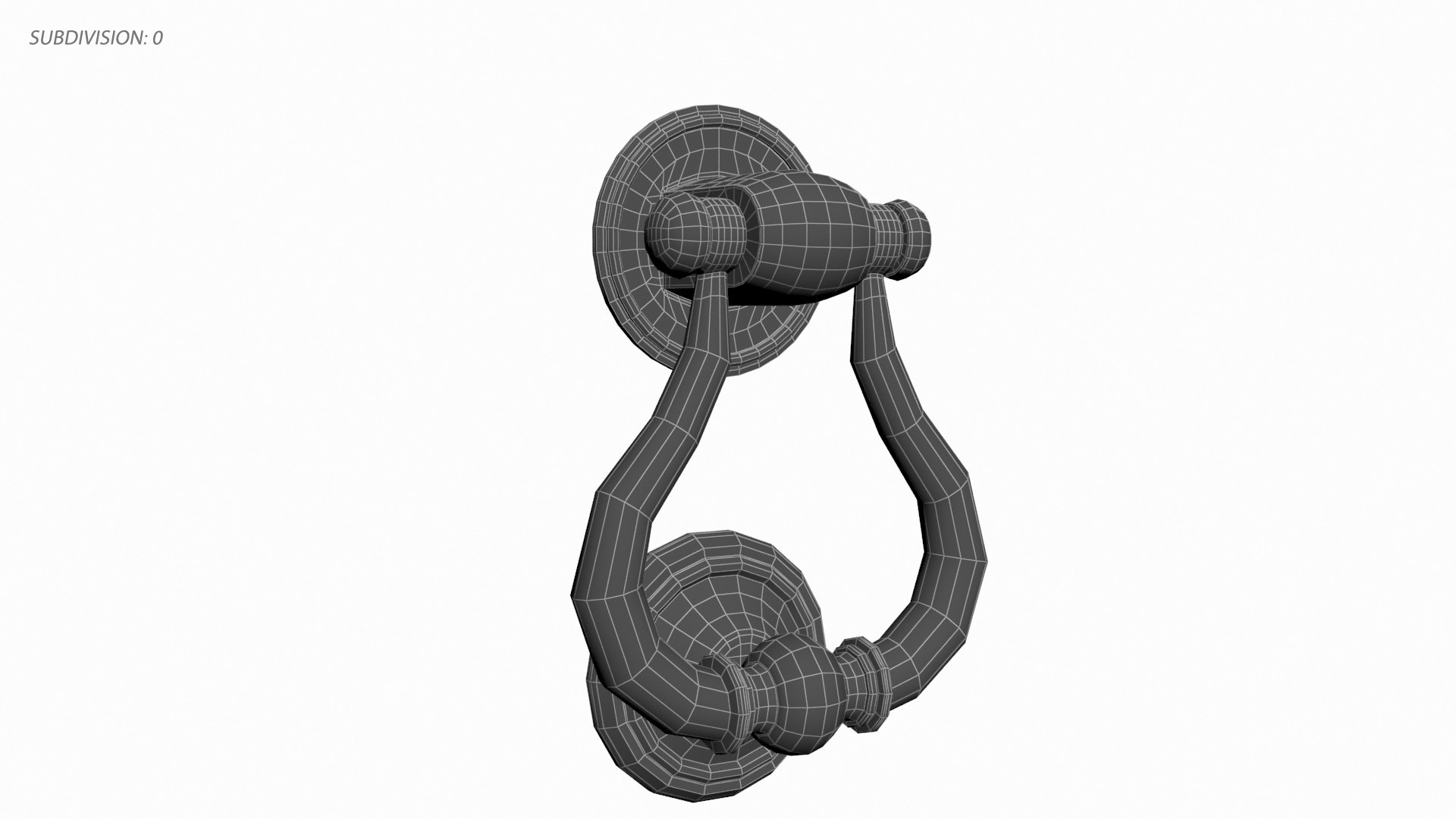 Classic Door Knocker Model - TurboSquid 2433741
