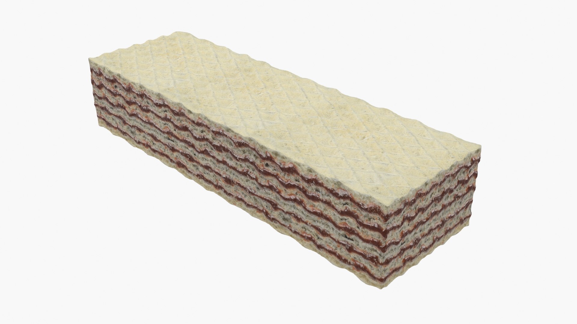 Wafer Cookie 3D Model - TurboSquid 2062487