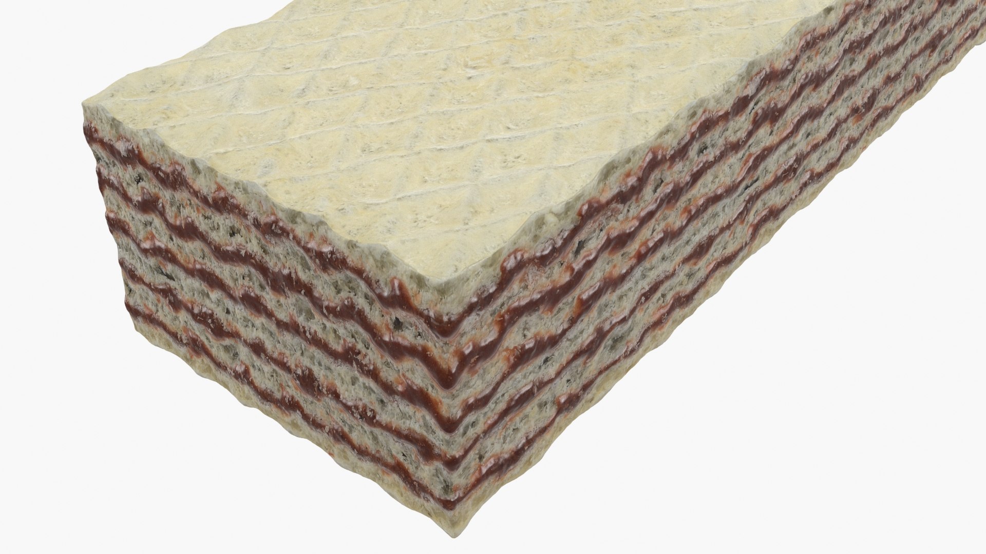 Wafer Cookie 3D Model - TurboSquid 2062487