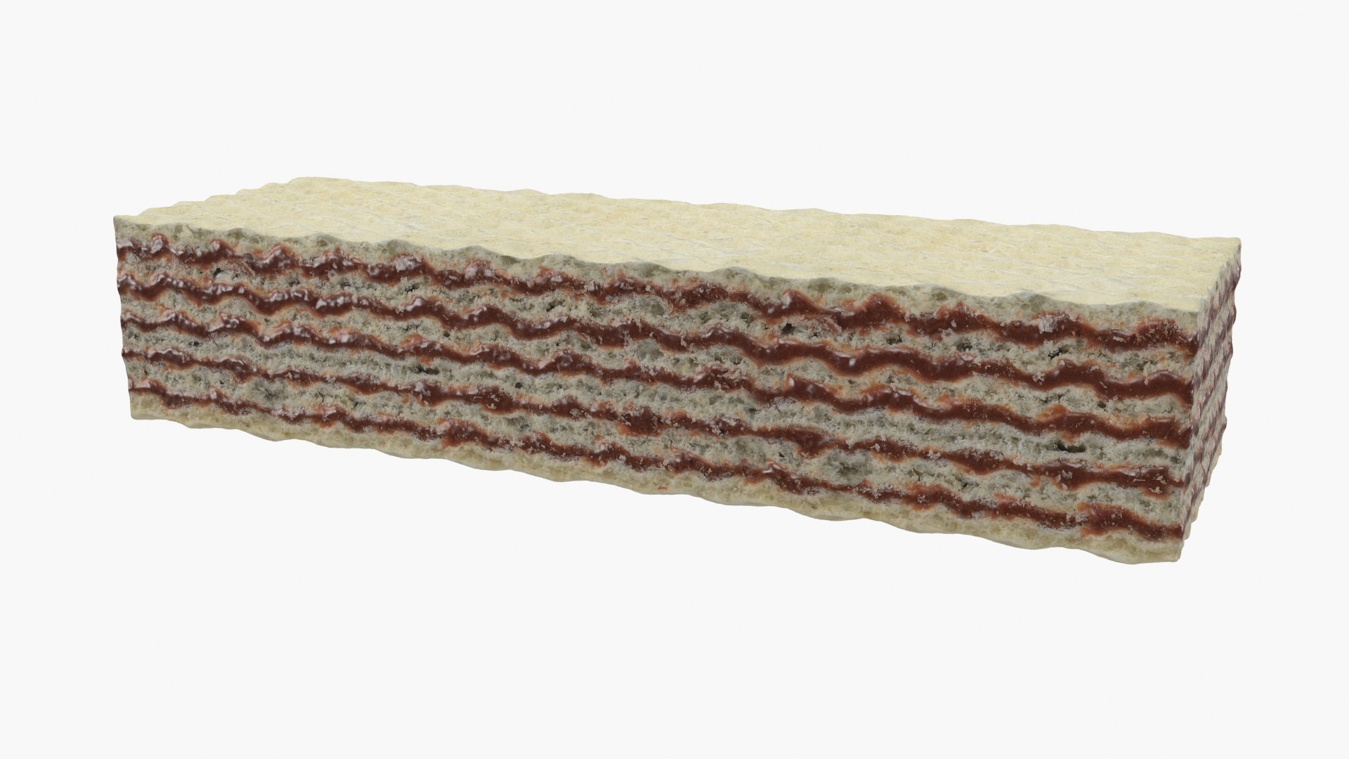 Wafer Cookie 3D Model - TurboSquid 2062487