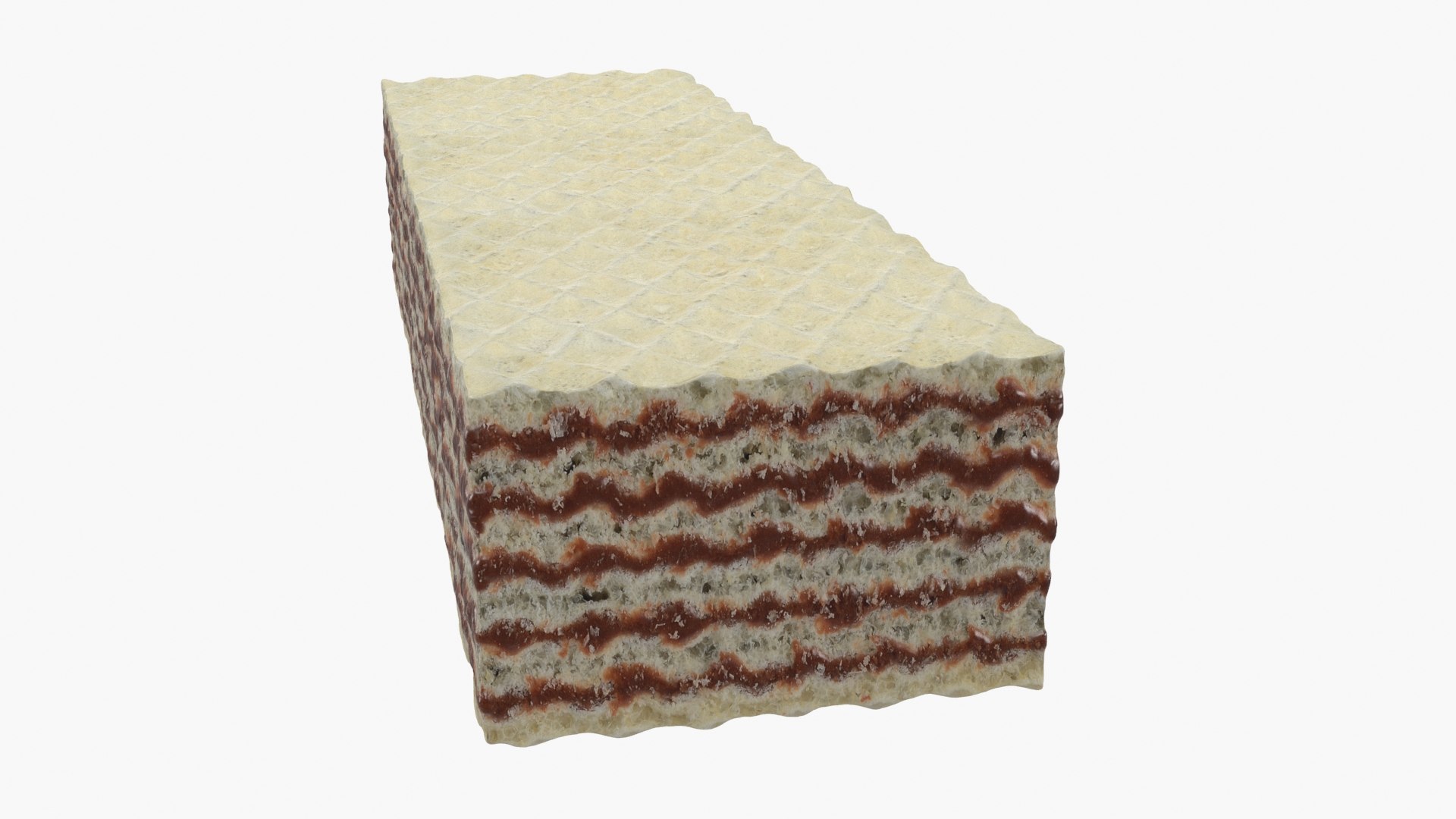 Wafer Cookie 3D Model - TurboSquid 2062487